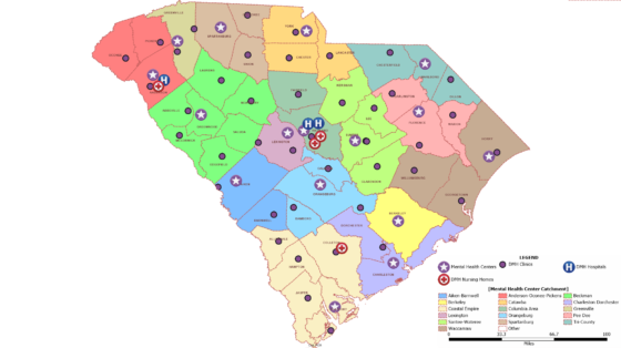 Map of BHDD Office of Mental Health Facilities - BHDD Office of Mental ...